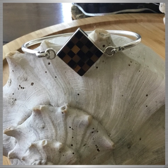 Vintage | Jewelry | Vtg Mexicotaxco Onyx Tigers Eye Checkerboard | Poshmark